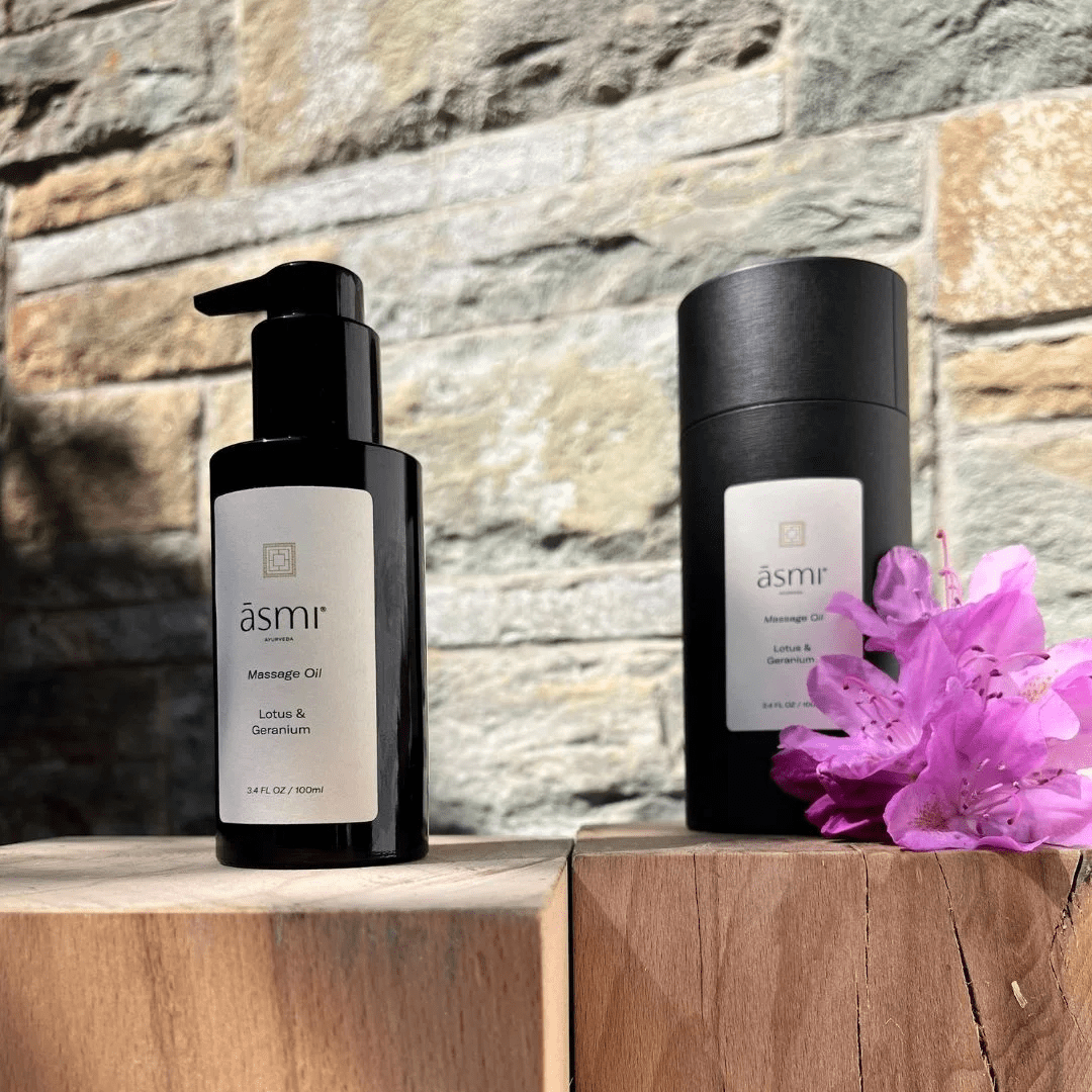 Lotus & Geranium Aromatic Massage Body Oil 100ml | PITTA balancing oil ...